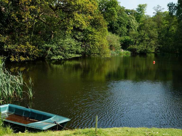 Godalming, Hydon's Ball, and Large Enton Lake loop — Surrey Hills ...