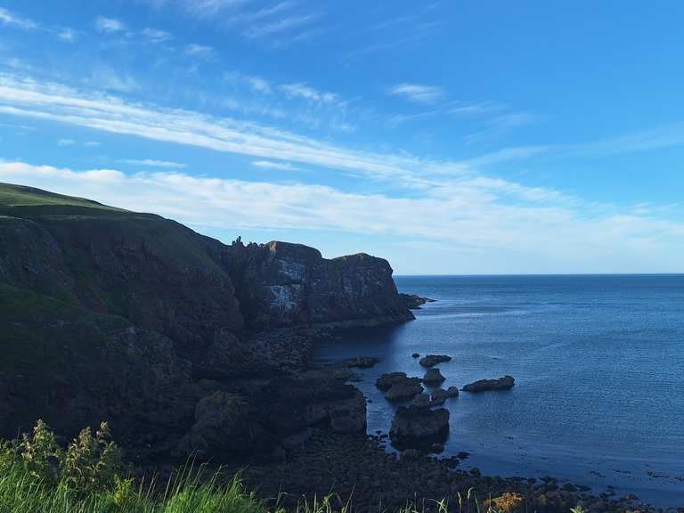 St Abb's Head Nature Reserve Information Sign Routes for Walking and ...