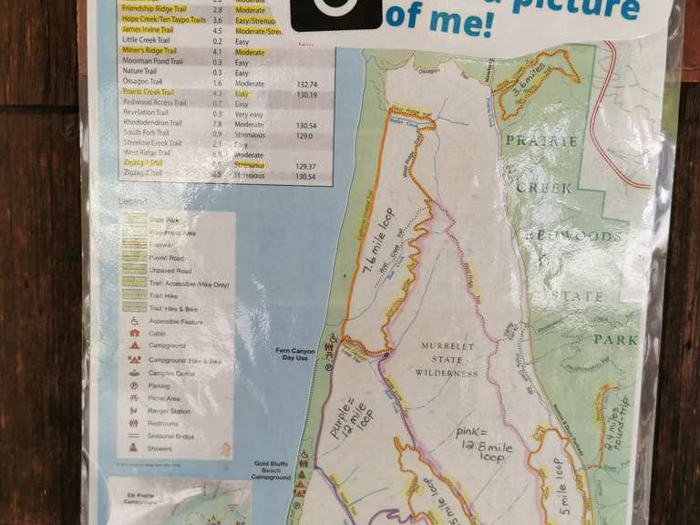 Prairie Creek Visitor Center Routes for Walking and Hiking | Komoot