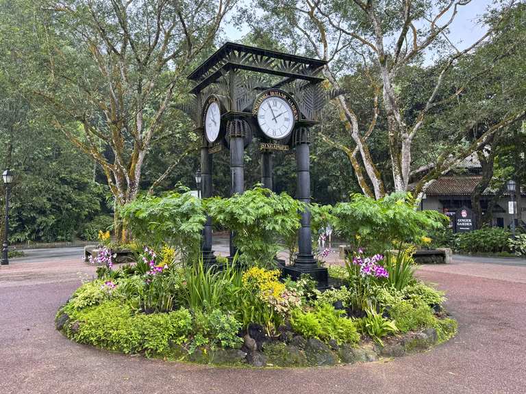 World Clock at Orchid Plaza, Singapore Botanic Gardens Routes for ...