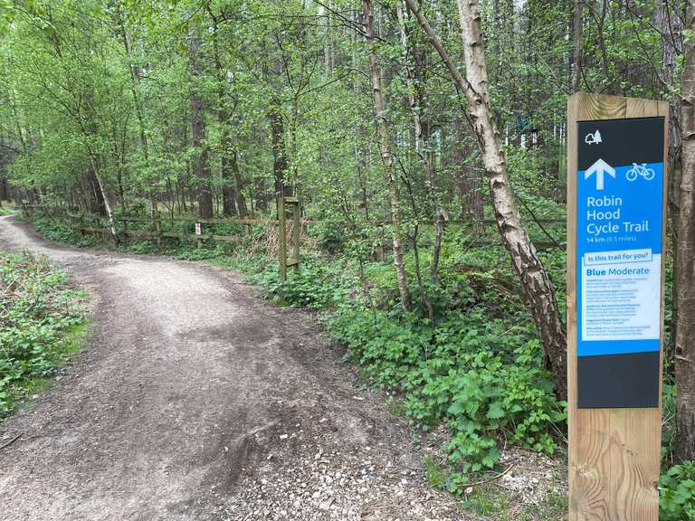 Start of Robin Hood Cycle Trail - Mountain Bike Trails & Tracks | Komoot
