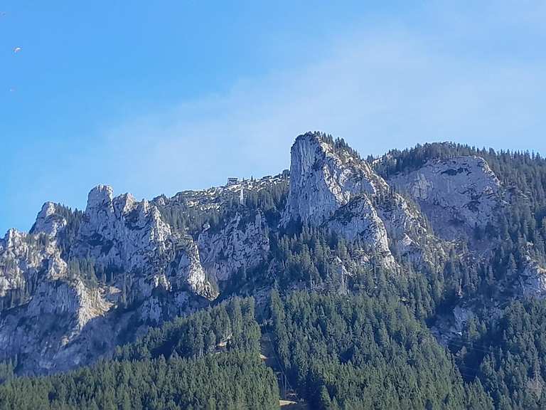 Tegelberg avec via ferrata du mur jaune - Itinéraires de rando et ...