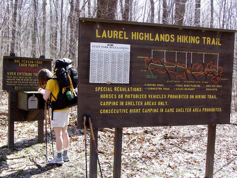 Laurel Highlands Hiking Trail - Fayette County, Pennsylvanien | Lauf ...
