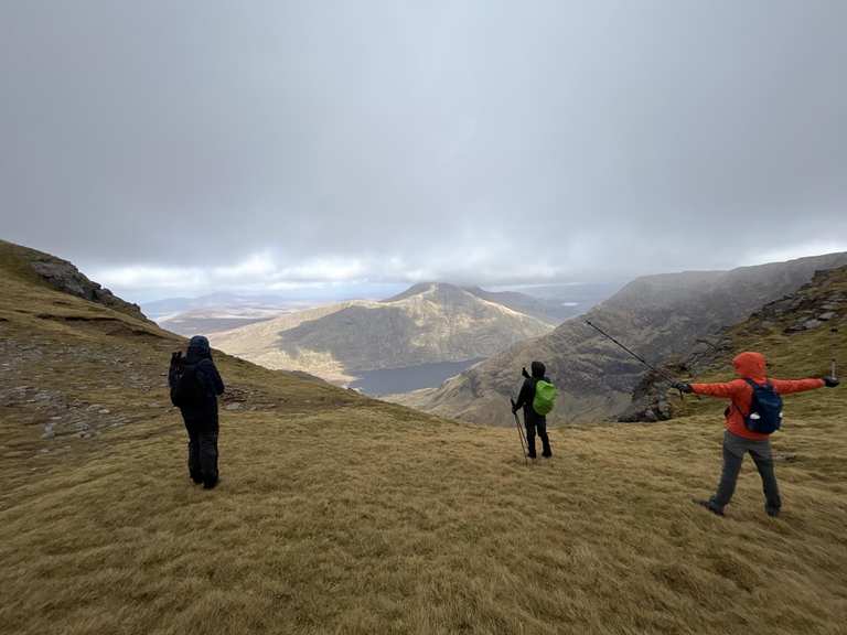 Mweelrea, Ben Bury en Ben Lugmore Loop | wandeling | Komoot