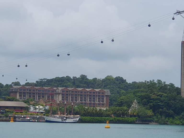 Sentosa Gateway Waterfront Cycling Track Cycle Routes and Map | Komoot