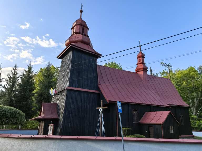 Holzkirche St. Jakobus des Apostels, Brzozowa – Radrouten & Anfahrt ...