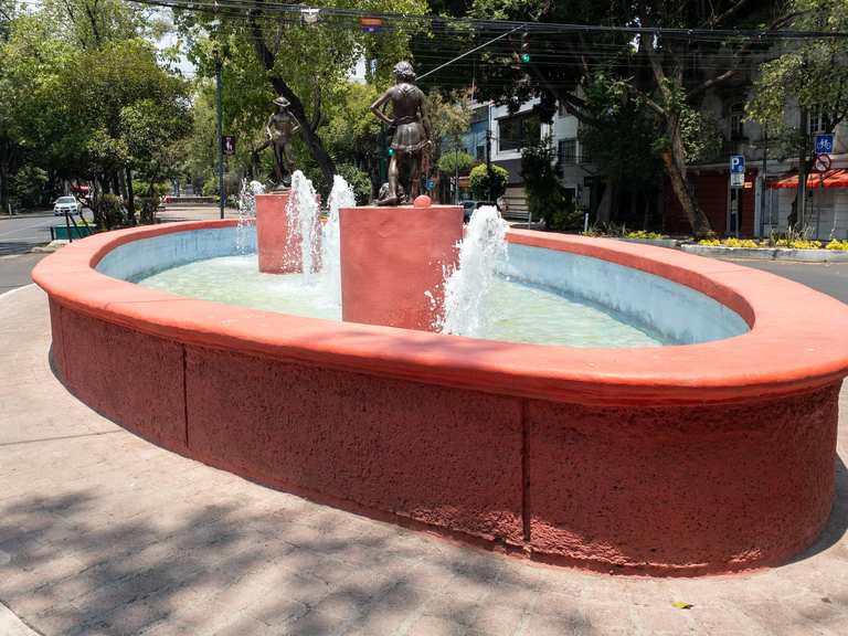 Jardín Pushkin y avenida Álvaro Obregón | caminhada | Komoot