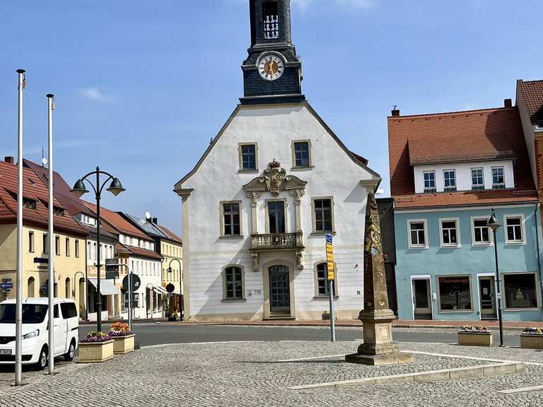 Electoral Saxon Distance Column, Wilsdruff Market Square - Cycle Routes ...