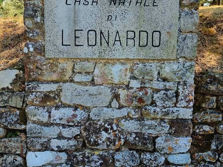 Leonardo da Vinci's Birthplace (Anchiano) Routes for Walking and Hiking ...
