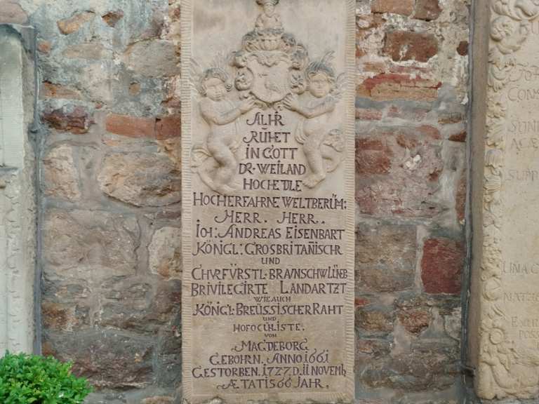 Gravestone of Johann Andreas Eisenbarth Routes for Walking and Hiking ...