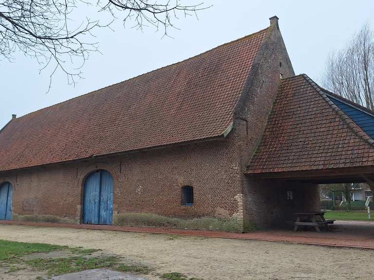 Transverse Barn of 't Goet te Wynckele Routes for Walking and Hiking ...