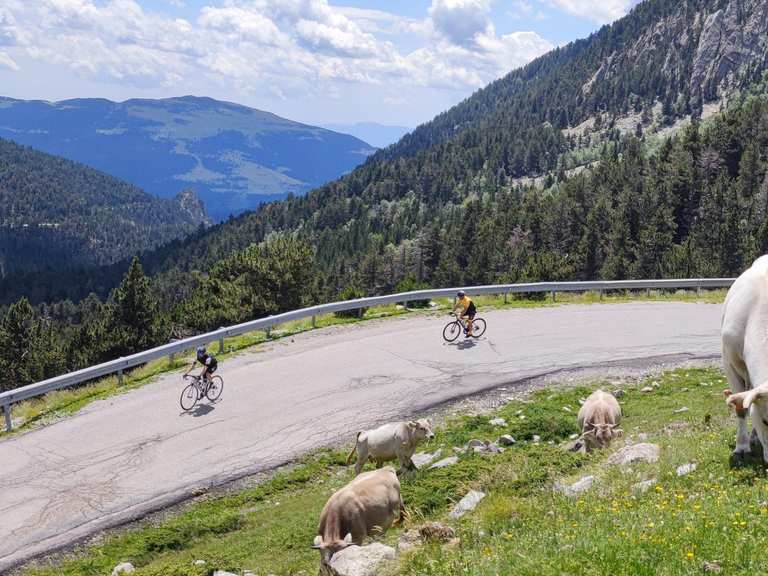 Montée à Vallter 2000 depuis Camprodon Itinéraires vélo et carte | Komoot