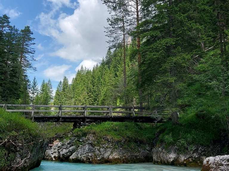 Wooden Bridge Over River Routes for Walking and Hiking | Komoot