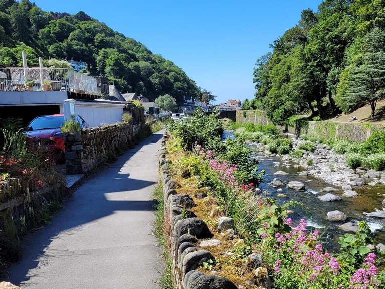 Lynmouth Hill climb from Lynmouth - Road Cycle Routes and Map | Komoot