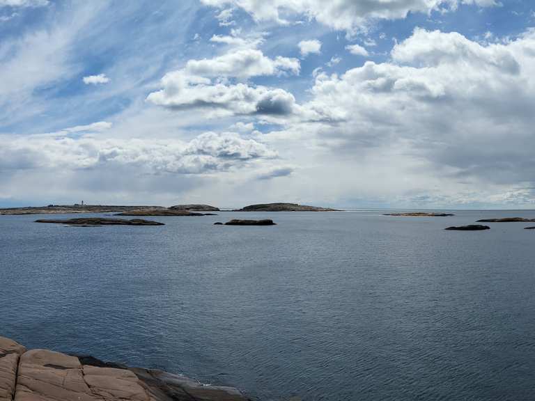 Uitzicht op de vuurtoren van Vinga wandelroutes en hikes | Komoot