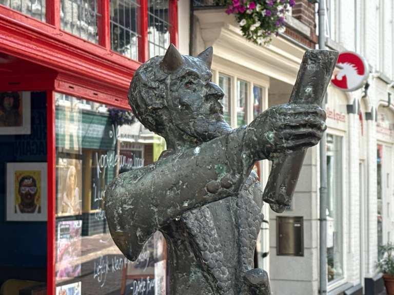 Beëlzebub Statue from the Roermond Opera-Bouffe Schinderhannes Routes ...