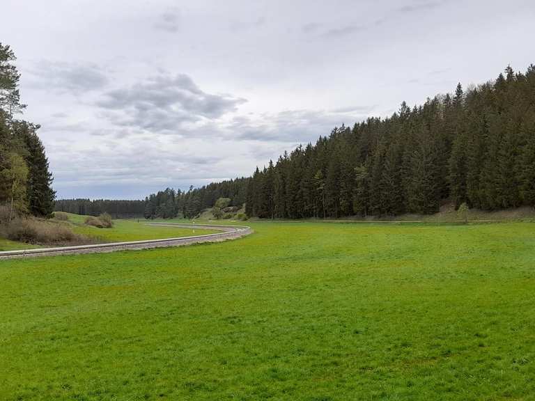 Dirt Path Along the Forest Edge, Geopark Schwäbische Alb - Cycle Routes ...