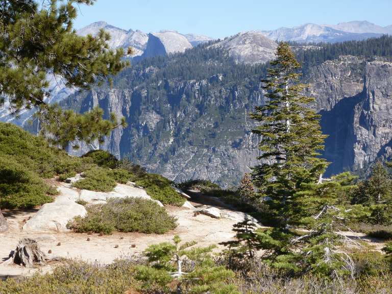 Dewey Point via McGurk Meadow Trail — Yosemite National Park | course ...