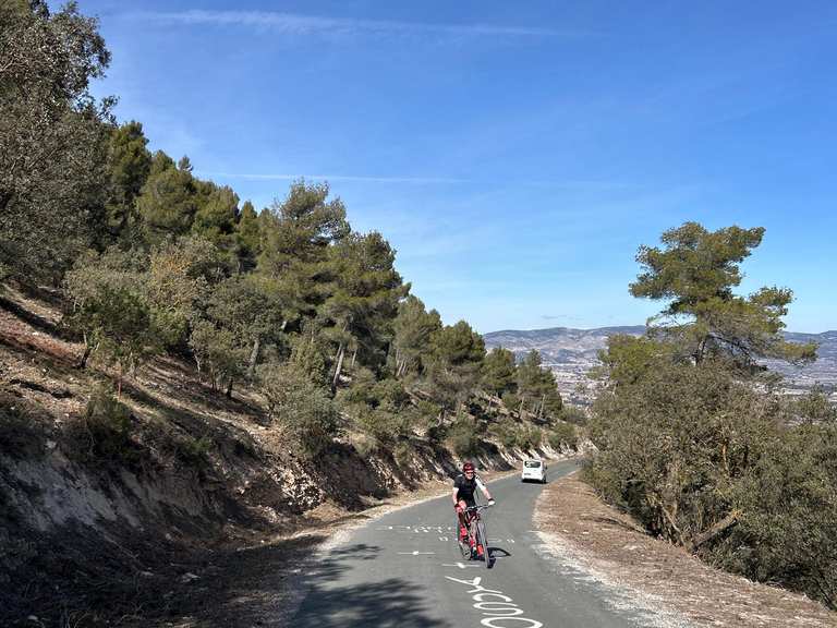 Ascent to the Xorret del Cati from Castalla - Road Cycle Routes and Map ...