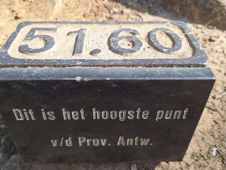 Hoogste punt Provincie Antwerpen - Beerzelberg 51,6 m - Cycle Routes ...