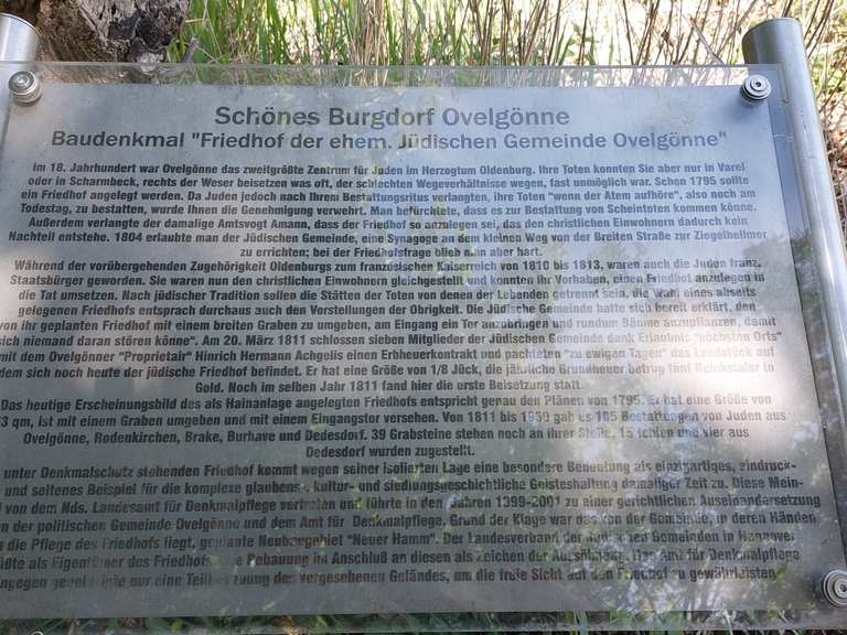 Jewish Cemetery Ovelgönne Memorial Routes for Walking and Hiking | Komoot