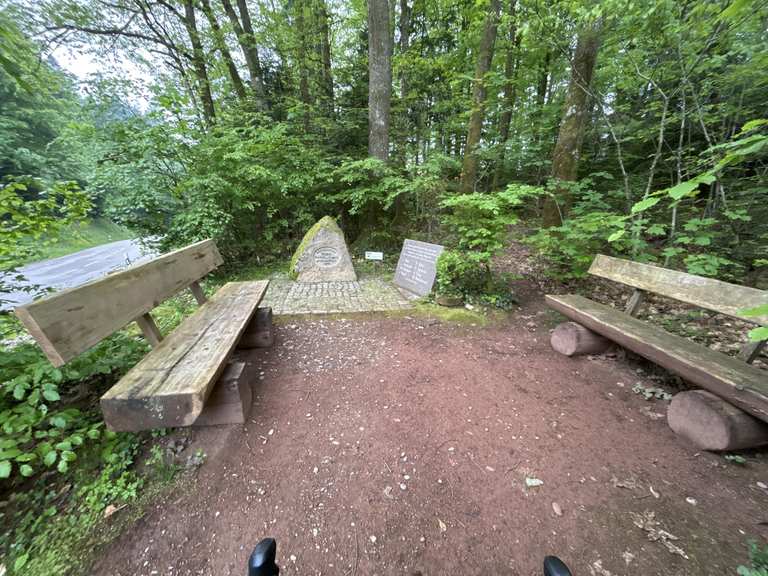 Memorial to the Battle of Scheideck Baden Revolution with Friedrich ...