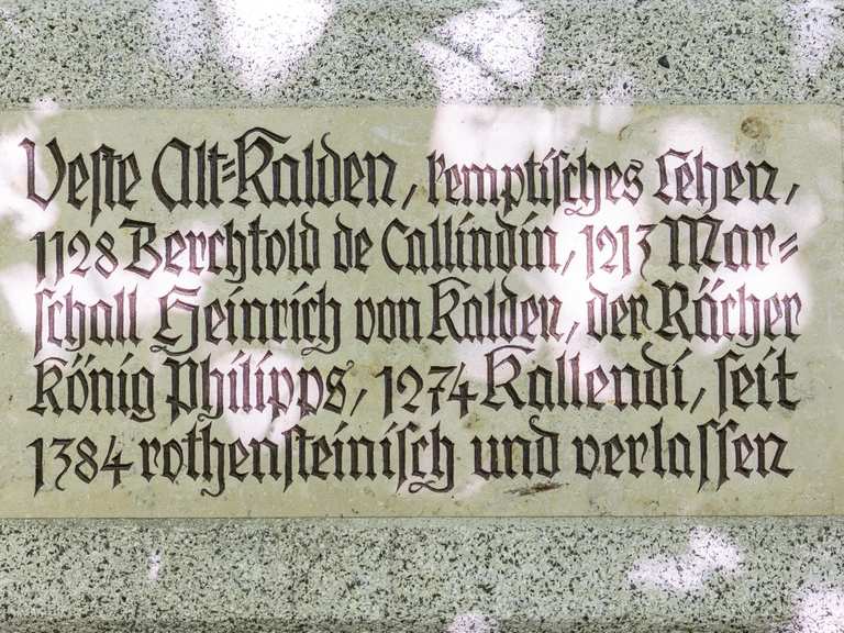 Ruins of Alt-Kalden Castle Routes for Walking and Hiking | Komoot