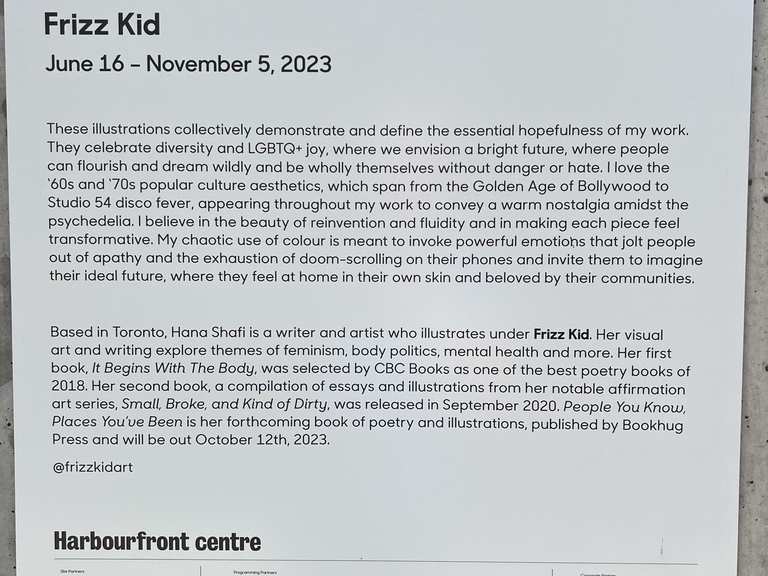 Joy in Resistance von Frizz Kid, Harbourfront Centre – Wanderungen ...