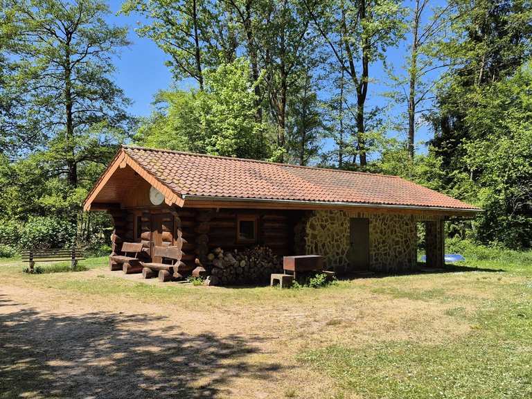 Small Bridge Over the Stream – Entrance to the Hubertusrunde Routes for ...