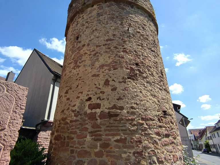 Old City Fortification Tower Kreuzwertheim Routes for Walking and ...