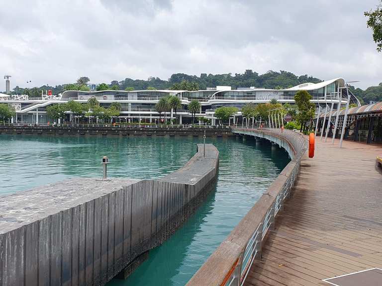 Sentosa Gateway Waterfront Cycling Track Cycle Routes and Map | Komoot