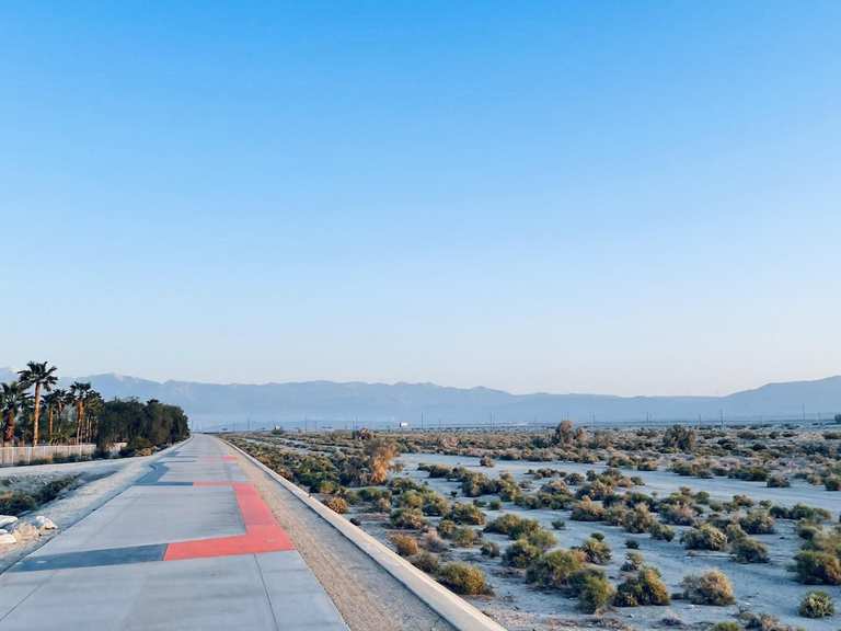Green Palms loop via Palm Springs CV Link Bike Path — Palms Springs ...