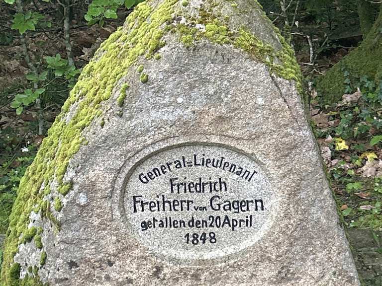 Memorial to the Battle of Scheideck Baden Revolution with Friedrich ...