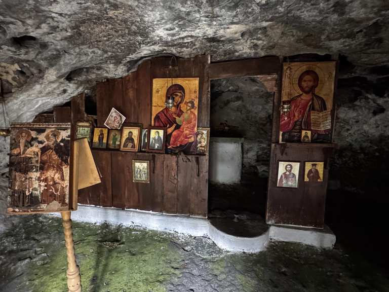 Höhlenkirche Agios Dimitrios: Wanderungen und Rundwege | komoot