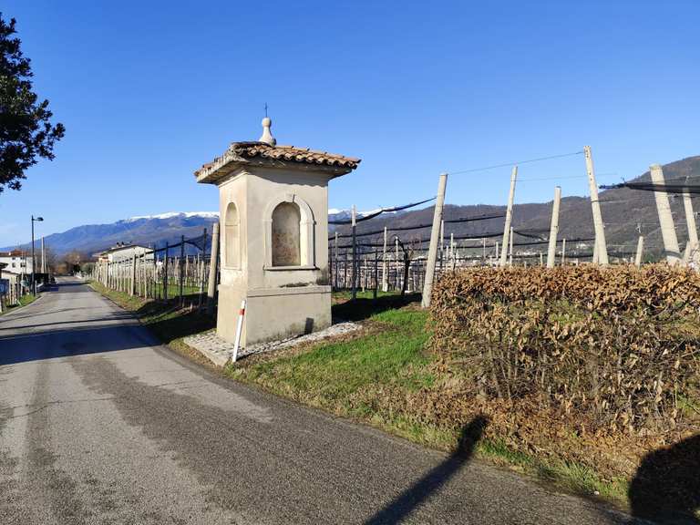 Cartizze Climb with Stone Sculptures - Road Cycle Routes and Map | Komoot