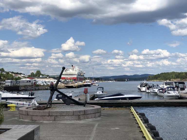 Porsgrunn zum Hafen von Langesund (Nationale Radroute 2) | Rennrad-Tour ...