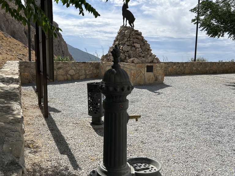 Drinking water point at the old Zafarraya line Routes for Walking and ...