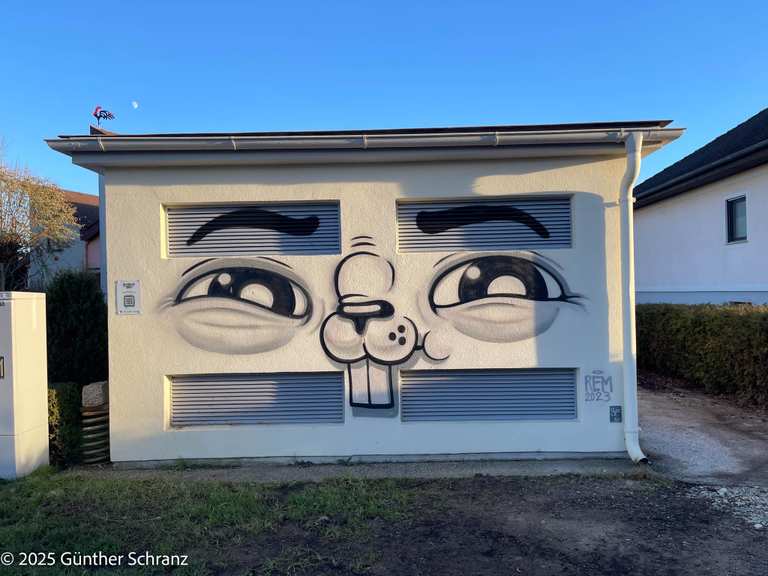Rabbit Mural in Hartberg Routes for Walking and Hiking | Komoot
