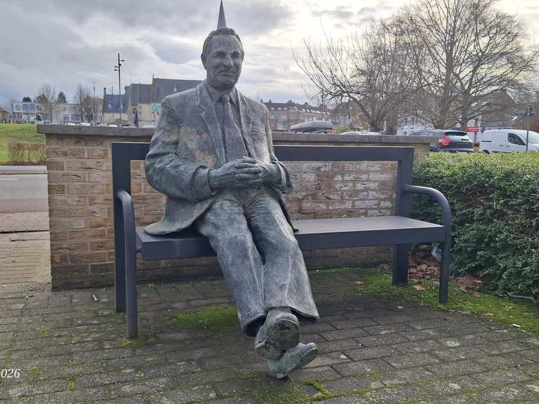 Statue of Dr. Jef Lemmens Routes for Walking and Hiking | Komoot