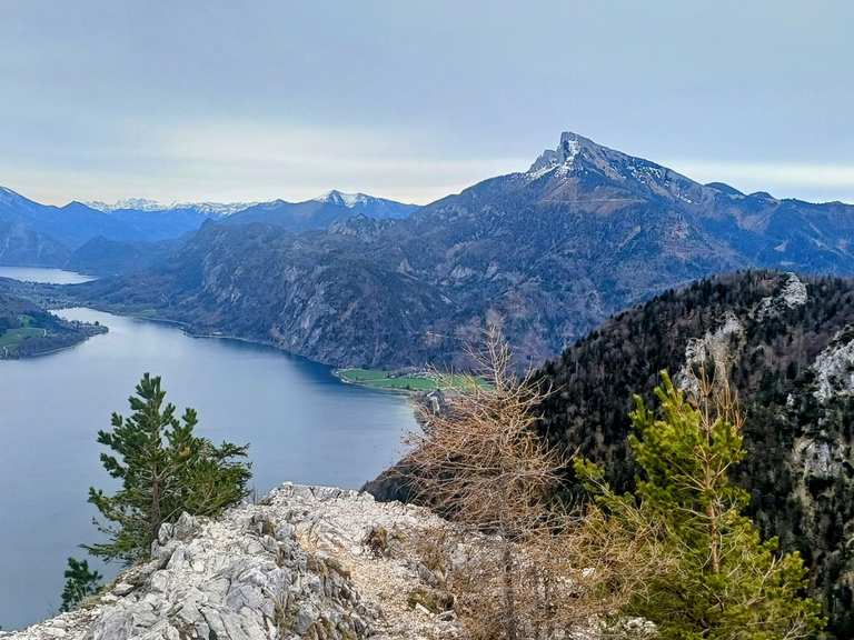Almeida Park am Mondsee – Blick auf die Drachenwand Runde von Mondsee ...