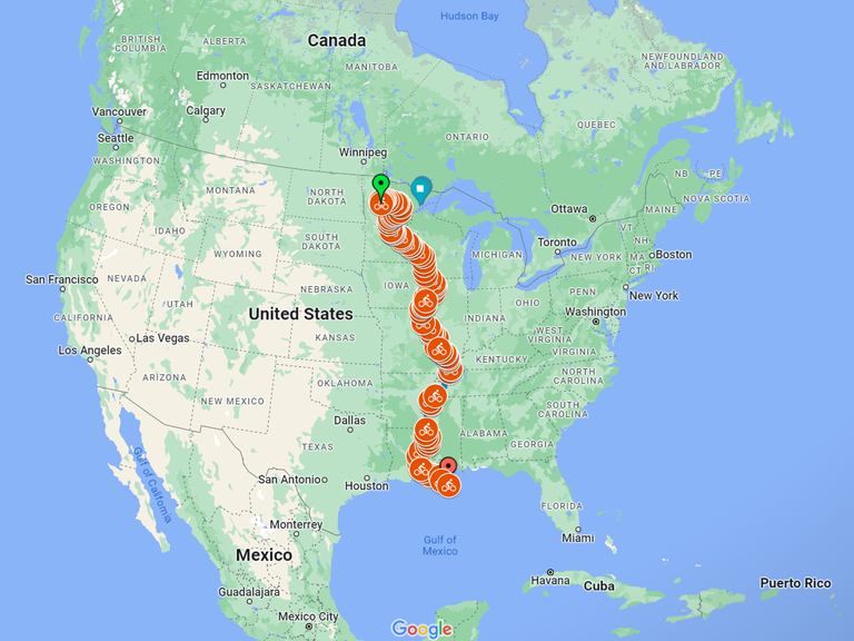 Virtual Biking Tour on the Mississippi River Trail from Lake Itasca to ...