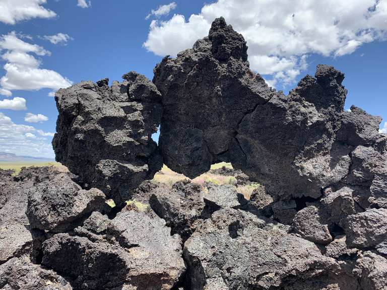🇺🇸 Black Rock Lava Flow – Lunar Crater volcanic field, Nevada ...