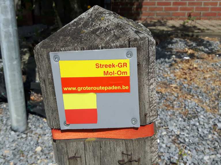 Streek-GR Mol-Om (België) 5 etappes van 18 km. | Komoot