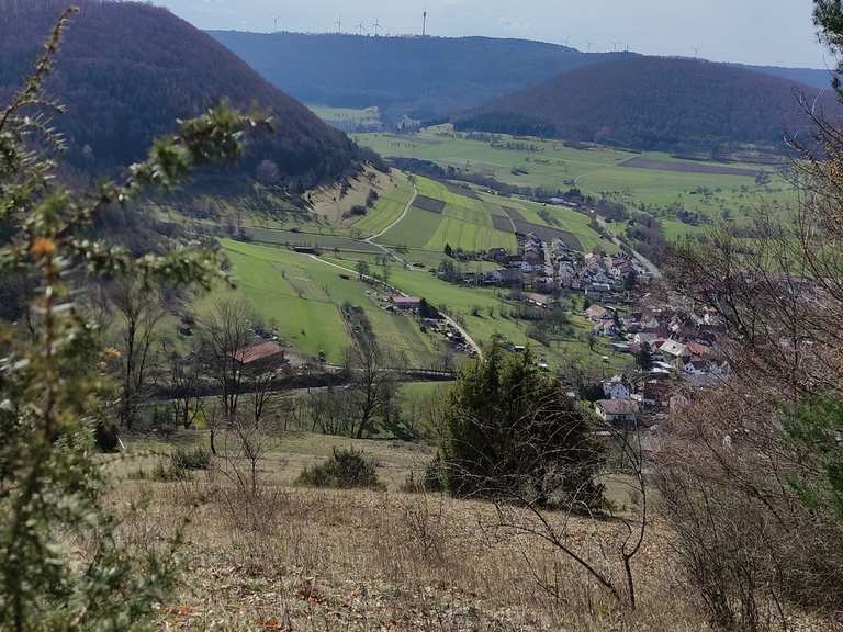 D-73337 Unterböhringen-Burren-Burg Spitzenberg-Burgstall Hunnenburg ...