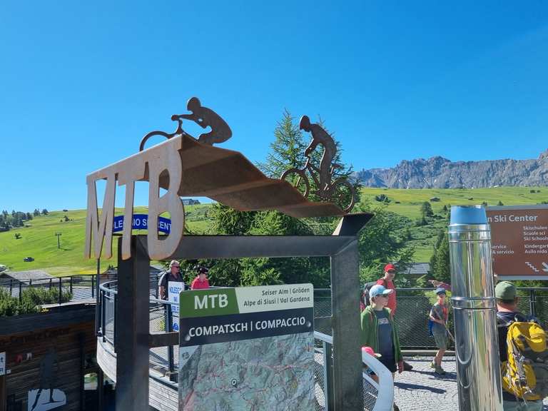 Seiser Alm - von Compatsch über Edelweißhütte zum Tierser Alpl und ...