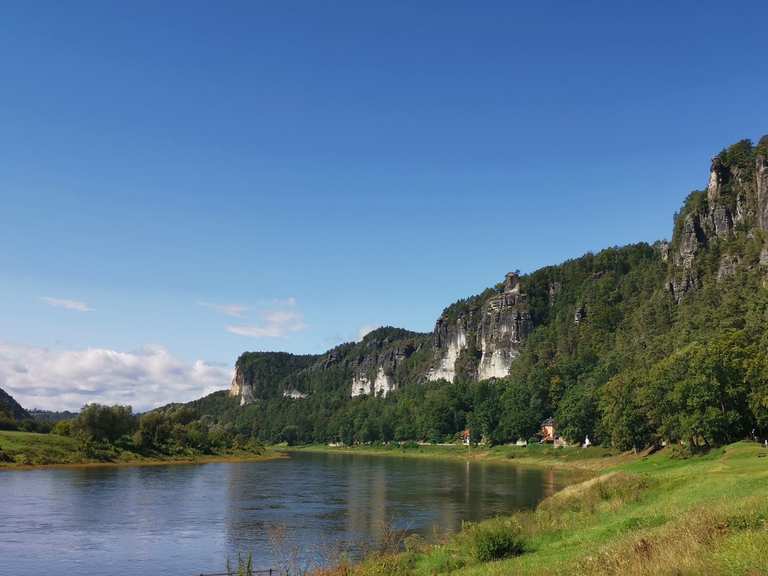 🎨🏞️🌞 Der Malerweg - Etappe 2: Über die Basteibrücke von Station Rathen ...