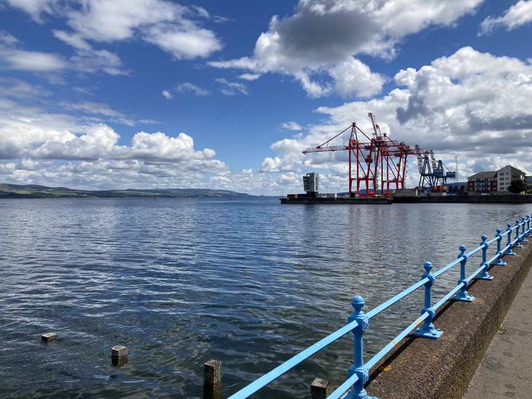 WK to Greenock via Old Largs Road, return via coast | Rennrad-Tour | Komoot