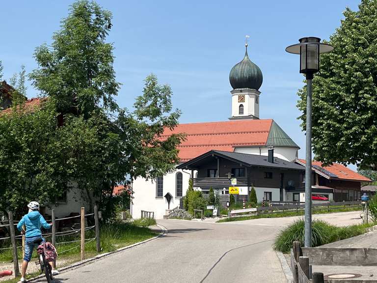 Von Oberstdorf via Schöllang, Beilenberg, Hofen nach Sonthofen und auf ...