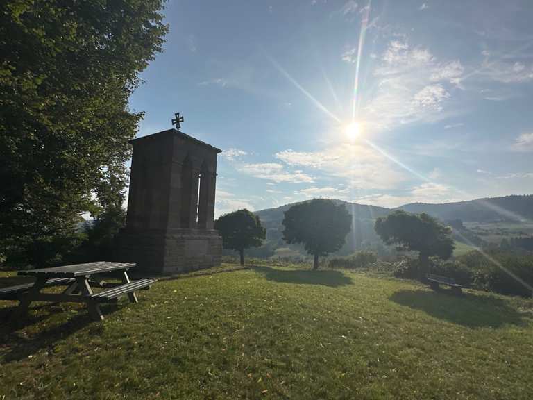 Von Kreimbach-Kaulbach über die Heidenburg und auf dem Panoramaweg nach ...