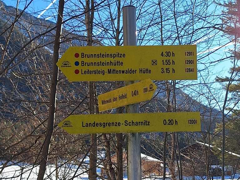 Neujahr 2025 Tour: Mittenwald über Hoffeld - Scharnitz - Riedboden ...